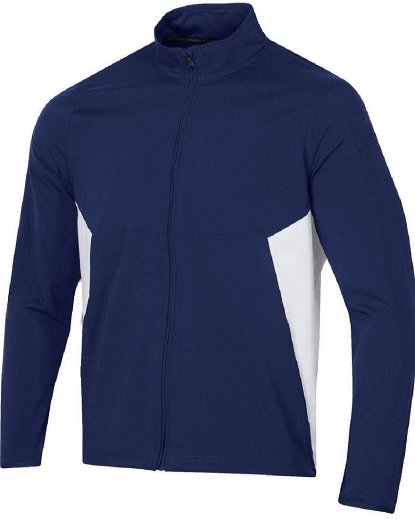 NEW Men's Under Armour Windstrike Rover Full Zip Golf Jacket Academy ...