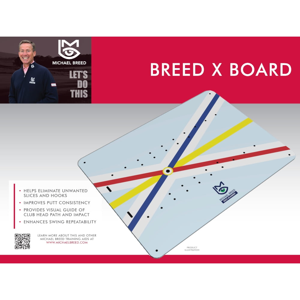 NEW Michael Breed Golf X Board Putter Swing Training Aid - Walmart.com