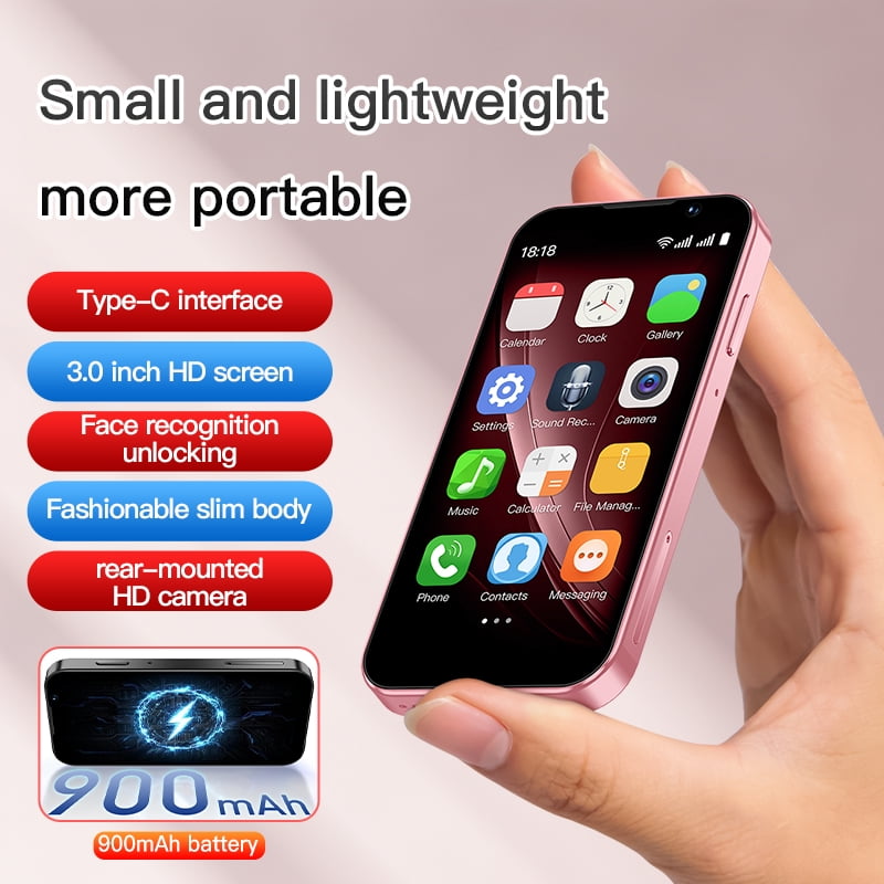 NEW Mini Smartphone 3G WCDMA Android 9.0 Dual SIM Standby 2GB+16GB Wifi ...