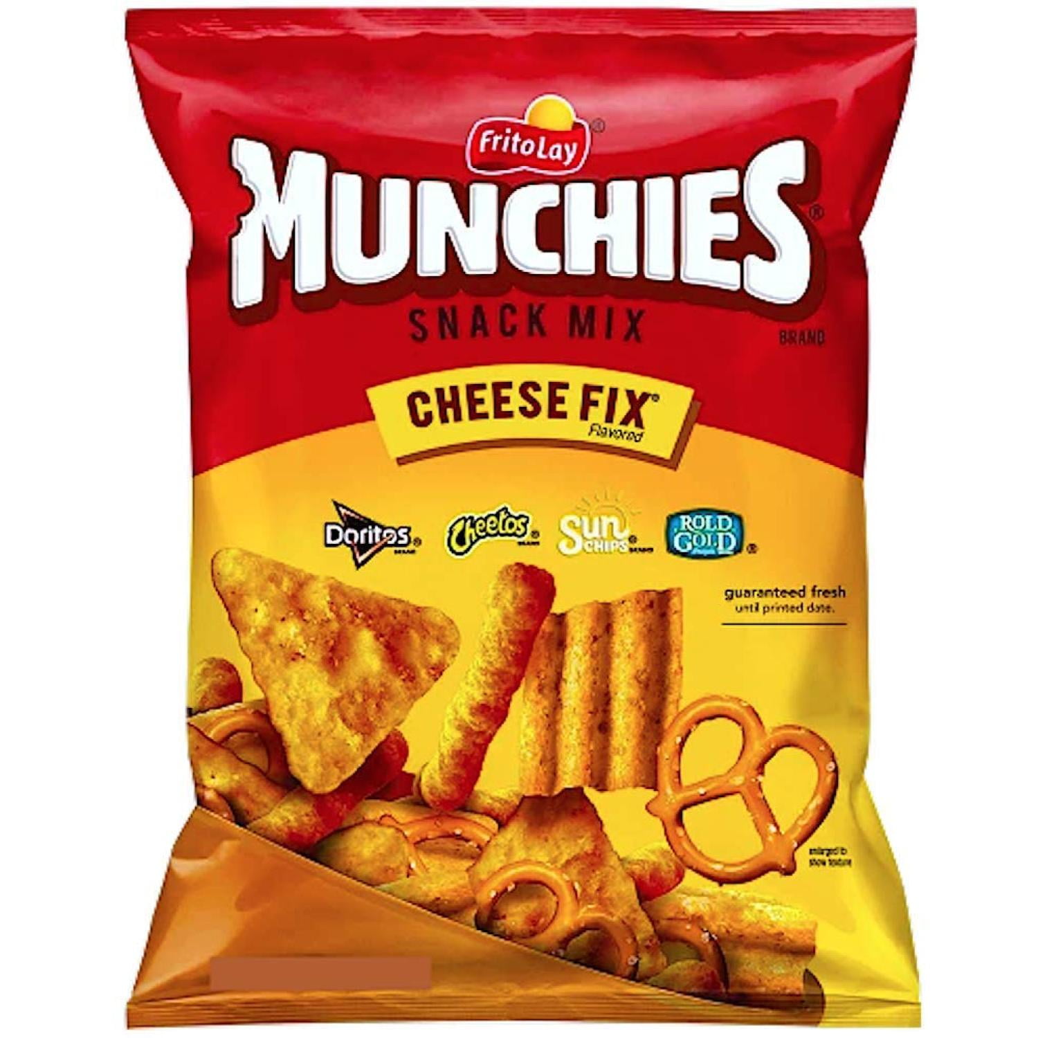 Munchies Cheese Fix Snack Mix, Doritos, Cheetos, Sun Chips, Rold Gold ...