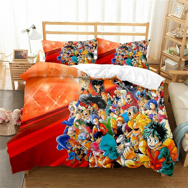 NEW My Hero Academia Bedding Bed Set Twin Full Queen King Size with 2 ...