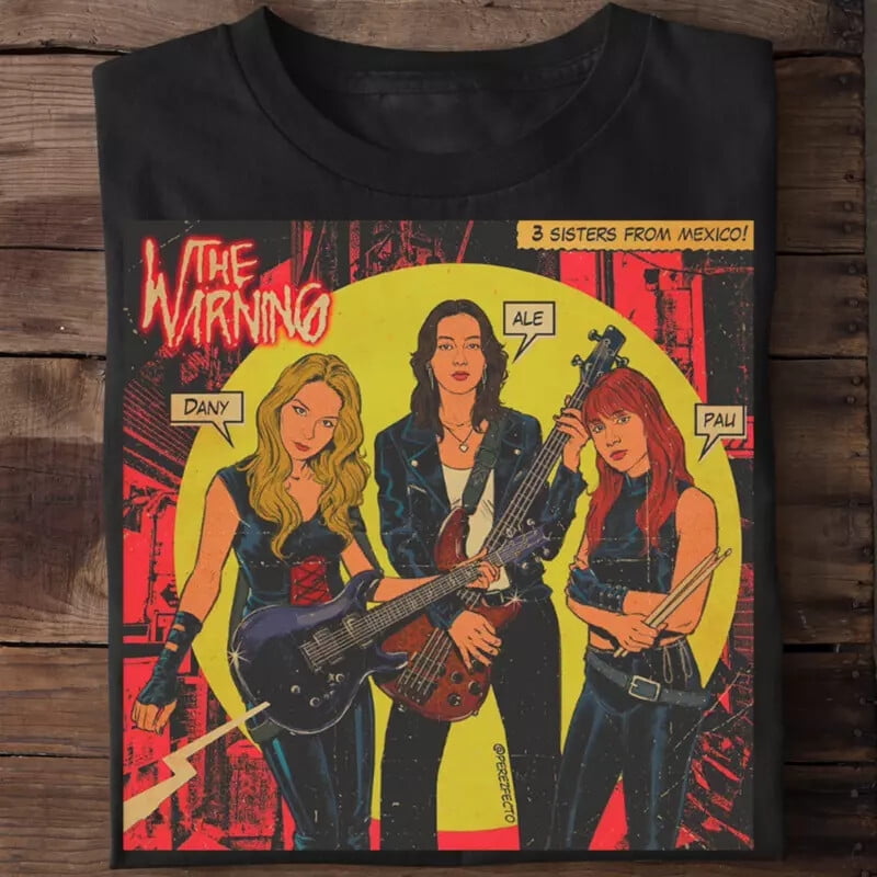 NEW NEW RARE The Warning Band 2024 Short Sleeve Red All Size Shirt ...