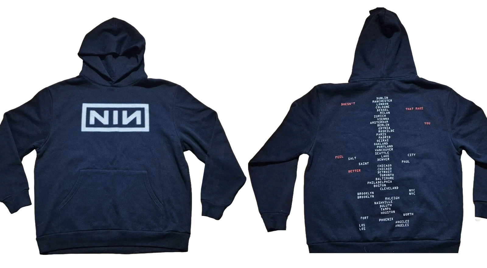 NEW NIN Nine! Inch Nails Peel It Back Tour 2025 March Of The Pigs ...