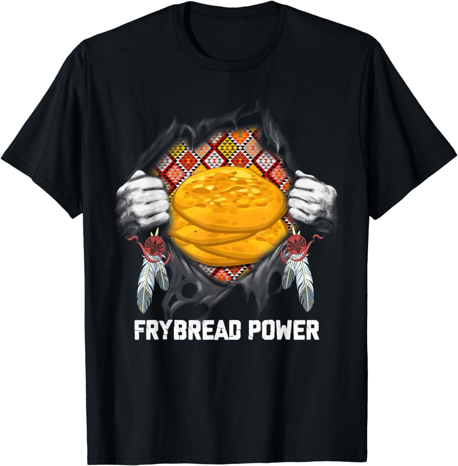 NEW! Native American Indian Food Frybread Power Indigenous T-Shirt ...