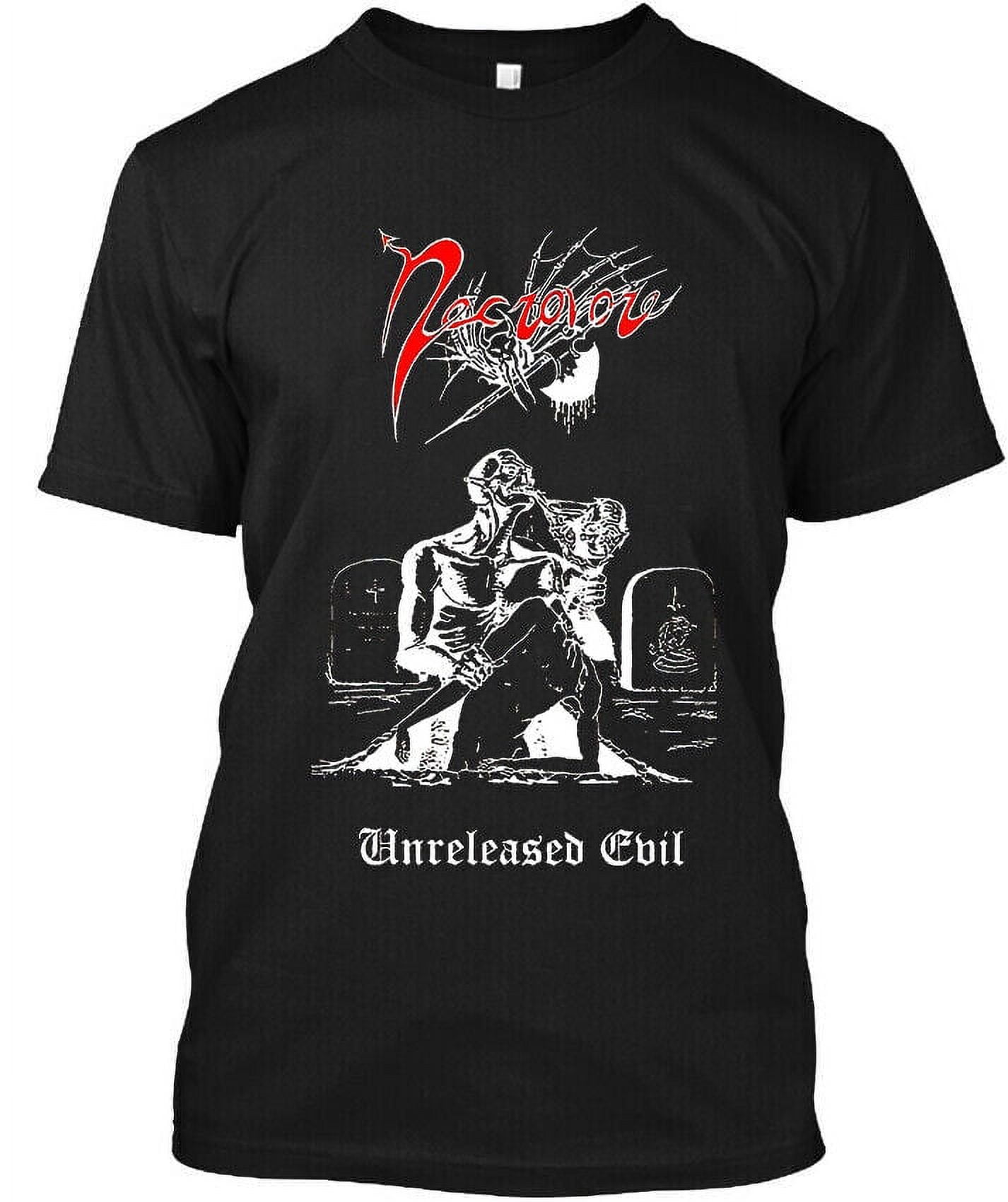 NEW Necrovore Unreleased Evil American Death Music Vintage Logo T-SHIRT ...