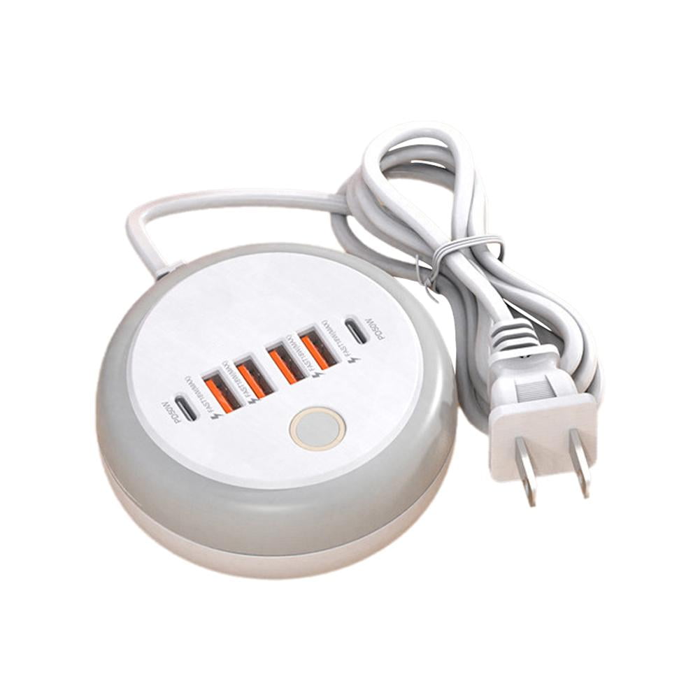 NEW_New Smart Charger: PD20W Plug-in Charger, 4USB Port +2TYPE-C, US/EU ...