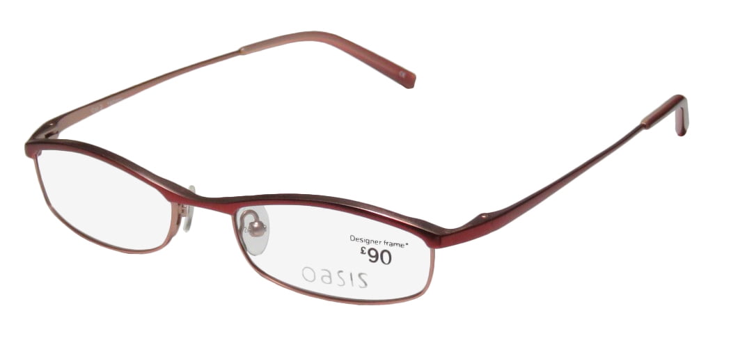 NEW OASIS PROTEA WOMENS/LADIES DESIGNER FULL-RIM BURGUNDY / ROSE ...