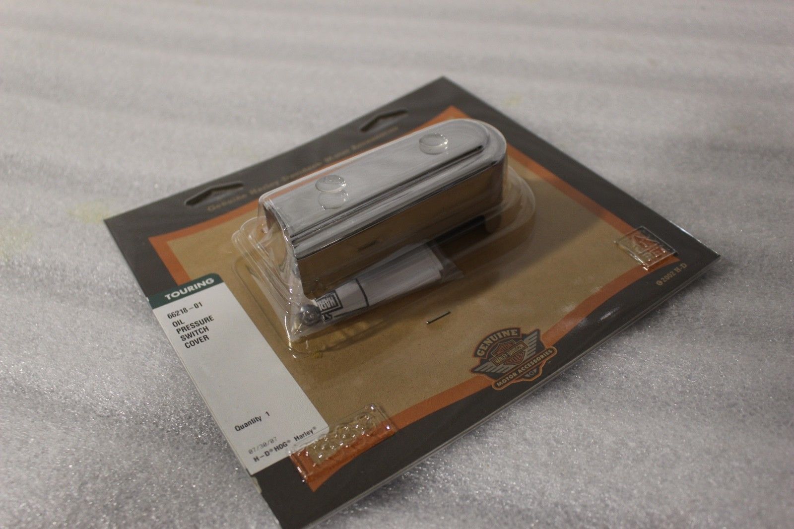 NEW OEM NOS HARLEY TOURING OIL PRESSURE SWITCH COVER 66218-01 - Walmart.com