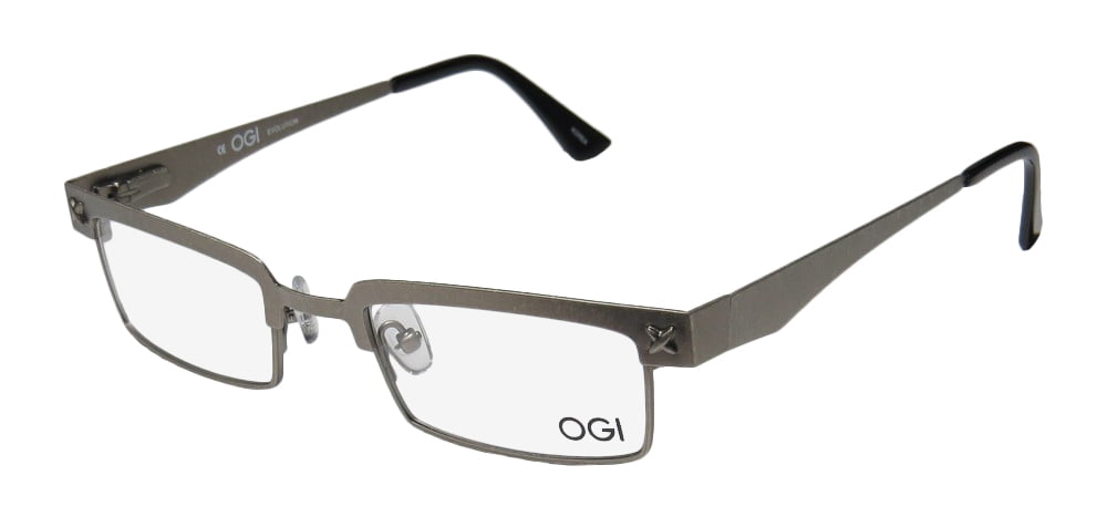 NEW OGI 3501 MENS/WOMENS DESIGNER FULL-RIM GRAY SIMPLE & ELEGANT ...