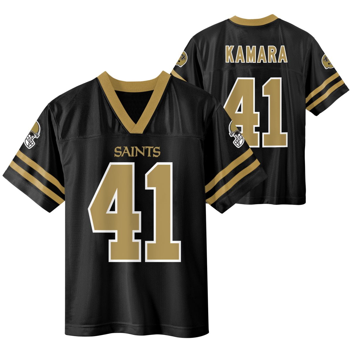 NEW ORLEANS SAINTS Boys Primry Color Synthetic Jersey Home - Kamara ...