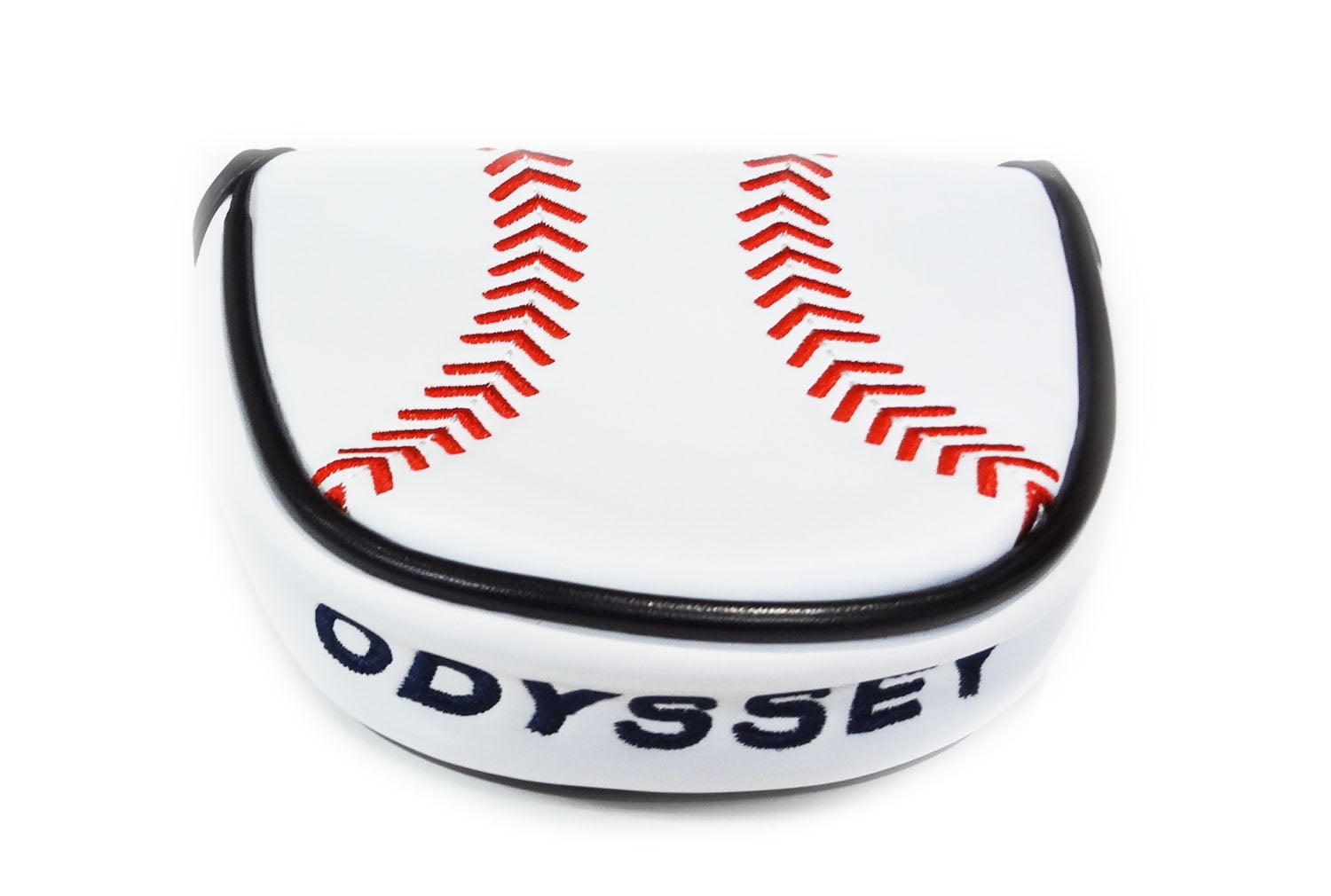 NEW Odyssey Limited Edition Baseball White/Red/Black Mallet Putter ...