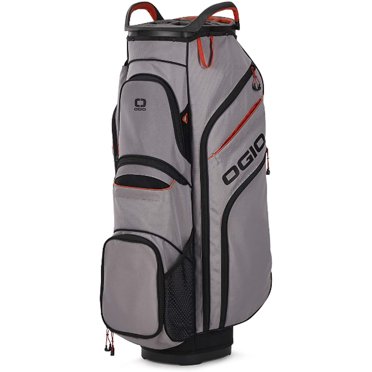 Majek Men's Black Red Golf Bag 9 inch 14-way Friendly Separator Top ...