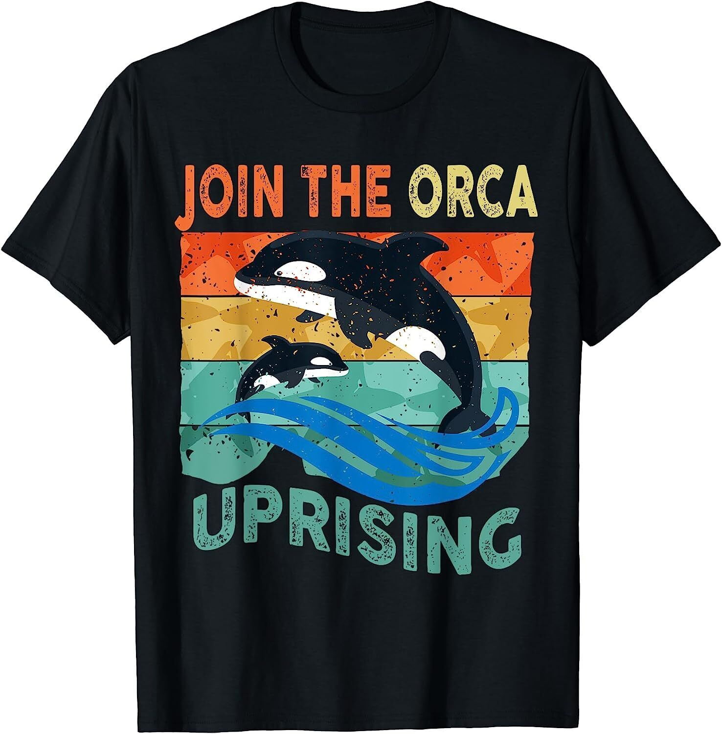 NEW Orca Uprising Join The Orca Uprising Whales Attack T-Shirt - MADE ...