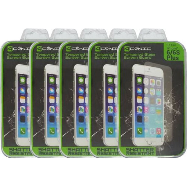 NEW PACK 5 Aconic HD Clarity Tempered Glass Screen Protector Guard ...