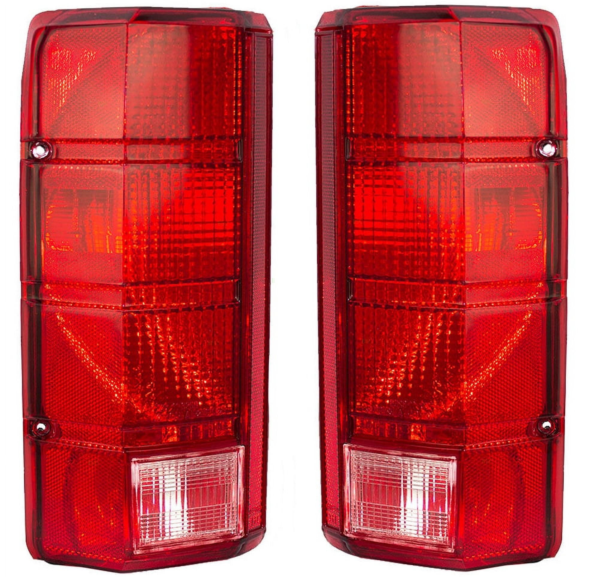 NEW PAIR OF TAIL LIGHTS COMPATIBLE WITH FORD BRONCO 1980-1986 F100 ...