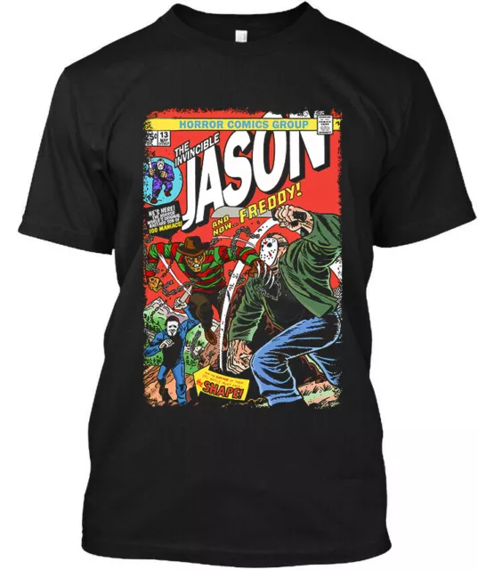 NEW! POPULAR! Freddy vs. Jason American Horror Movie Cartoon Funny T ...