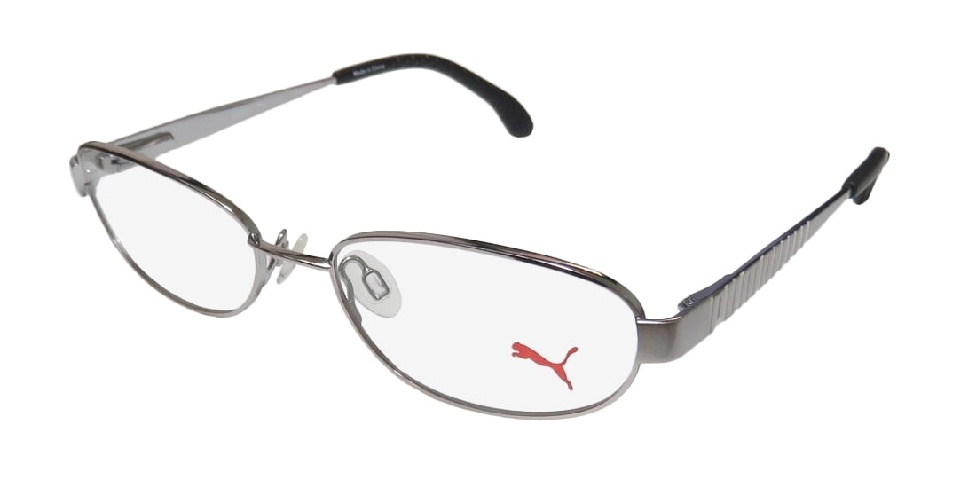 NEW PUMA 15420 MENS/WOMENS DESIGNER FULL-RIM SILVER / IVORY ADULT SIZE ...