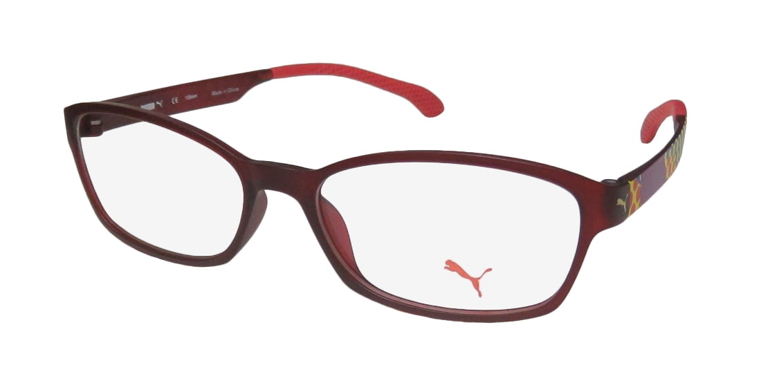 NEW PUMA 15439 MENS/WOMENS DESIGNER FULL-RIM BURGUNDY / MULTICOLOR ...
