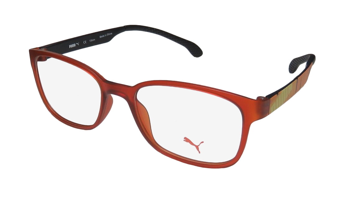 NEW PUMA 15440 MENS/WOMENS DESIGNER FULL-RIM SIENNA / ORANGE / YELLOW ...