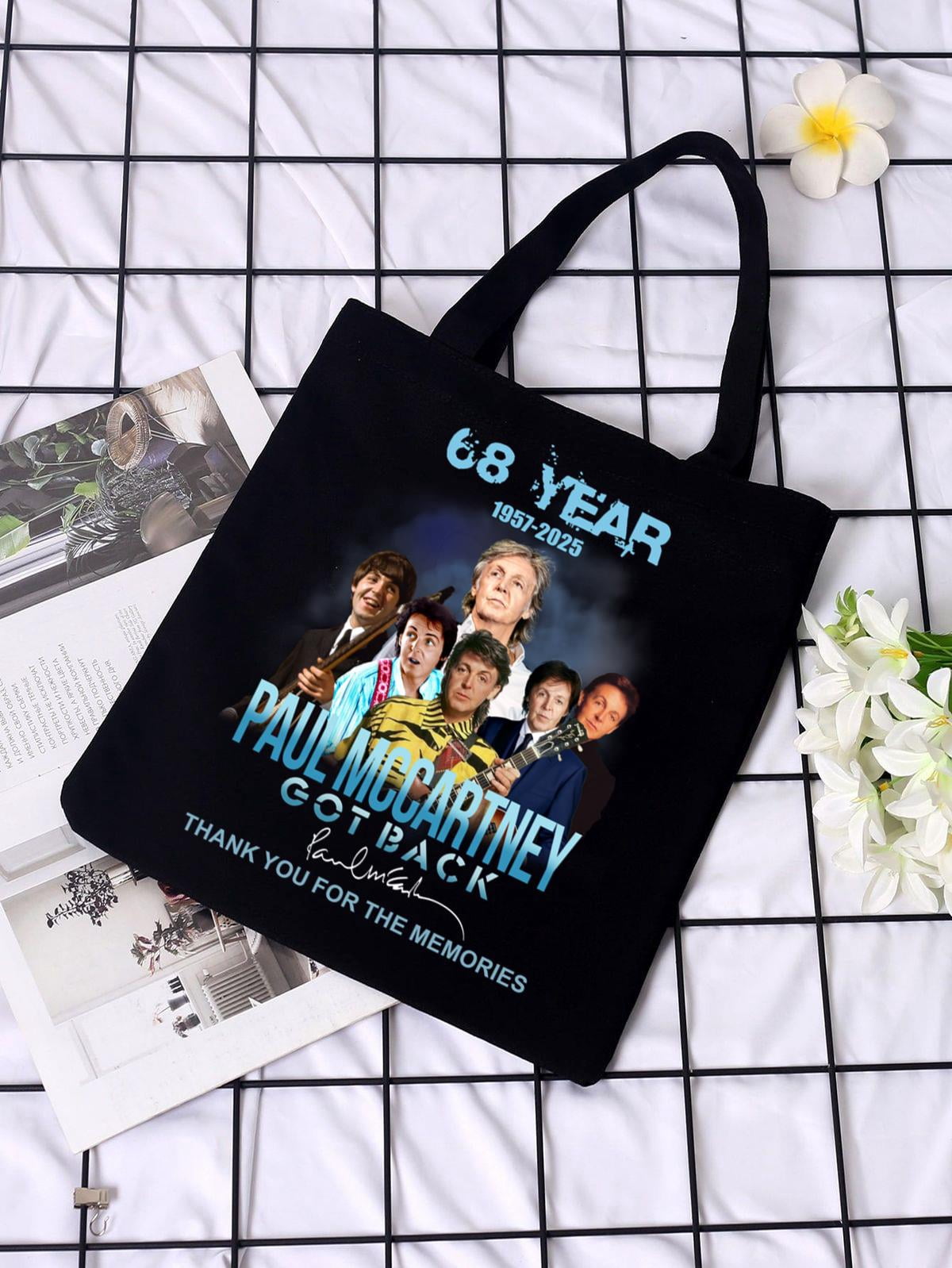 NEW Paul Mccartney 2025 Anniversary Tote Bag Vintage Trending S--TH3361 ...