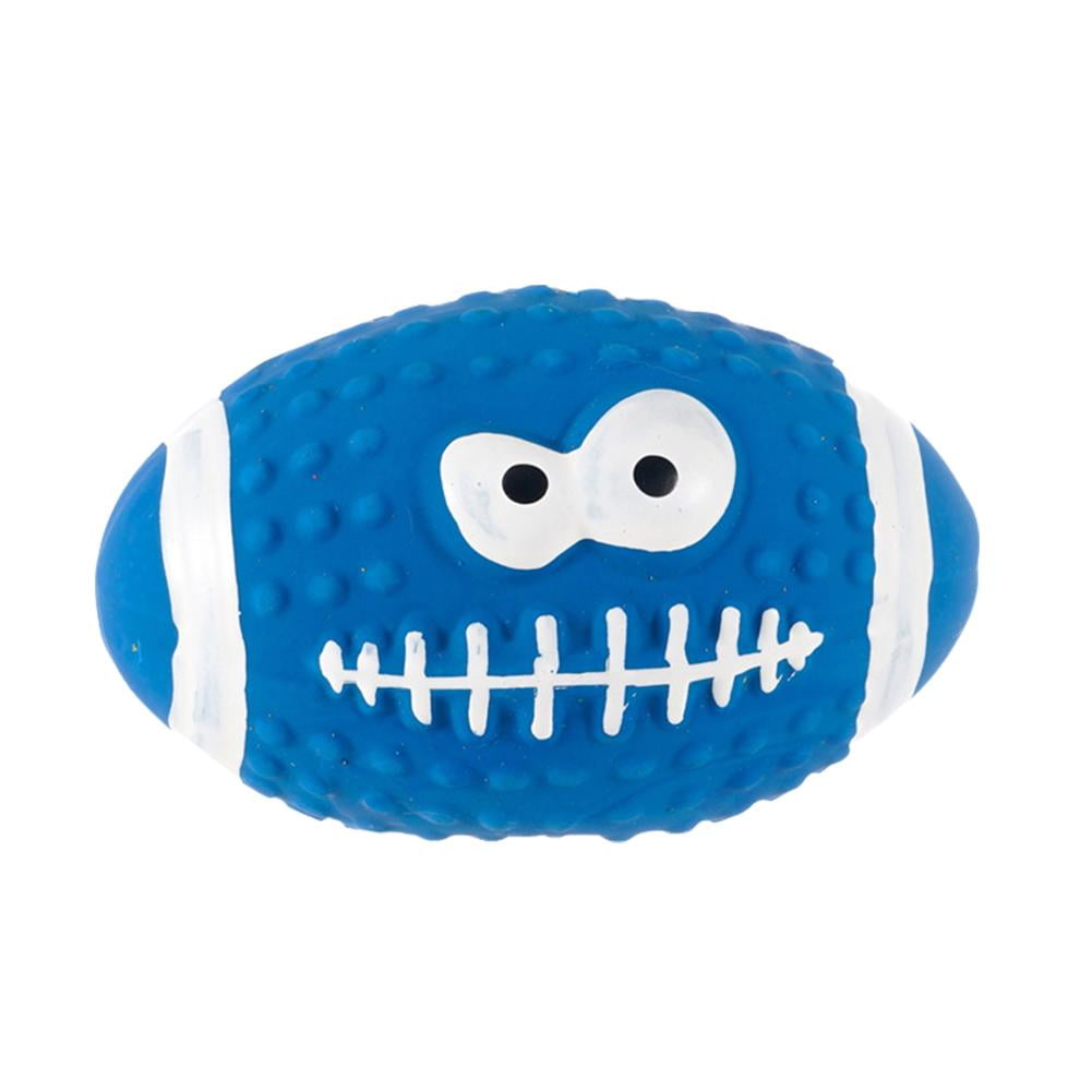 NEW Pet Squeaky Balls Dog Bite Toy Puppy Chew Toy Emulsion Football ...