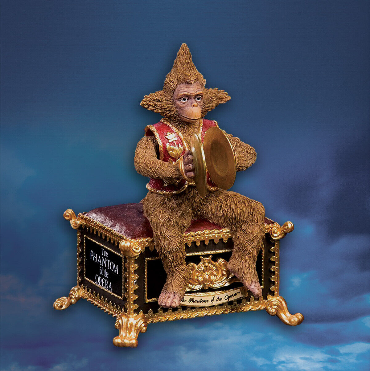 NEW! Phantom of the Opera Monkey Figurine San Francisco Music Box ...