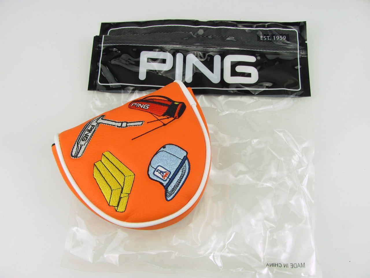 NEW Ping Decal Orange 2022 MALLET Putter Headcover MAGNETIC - Walmart.com