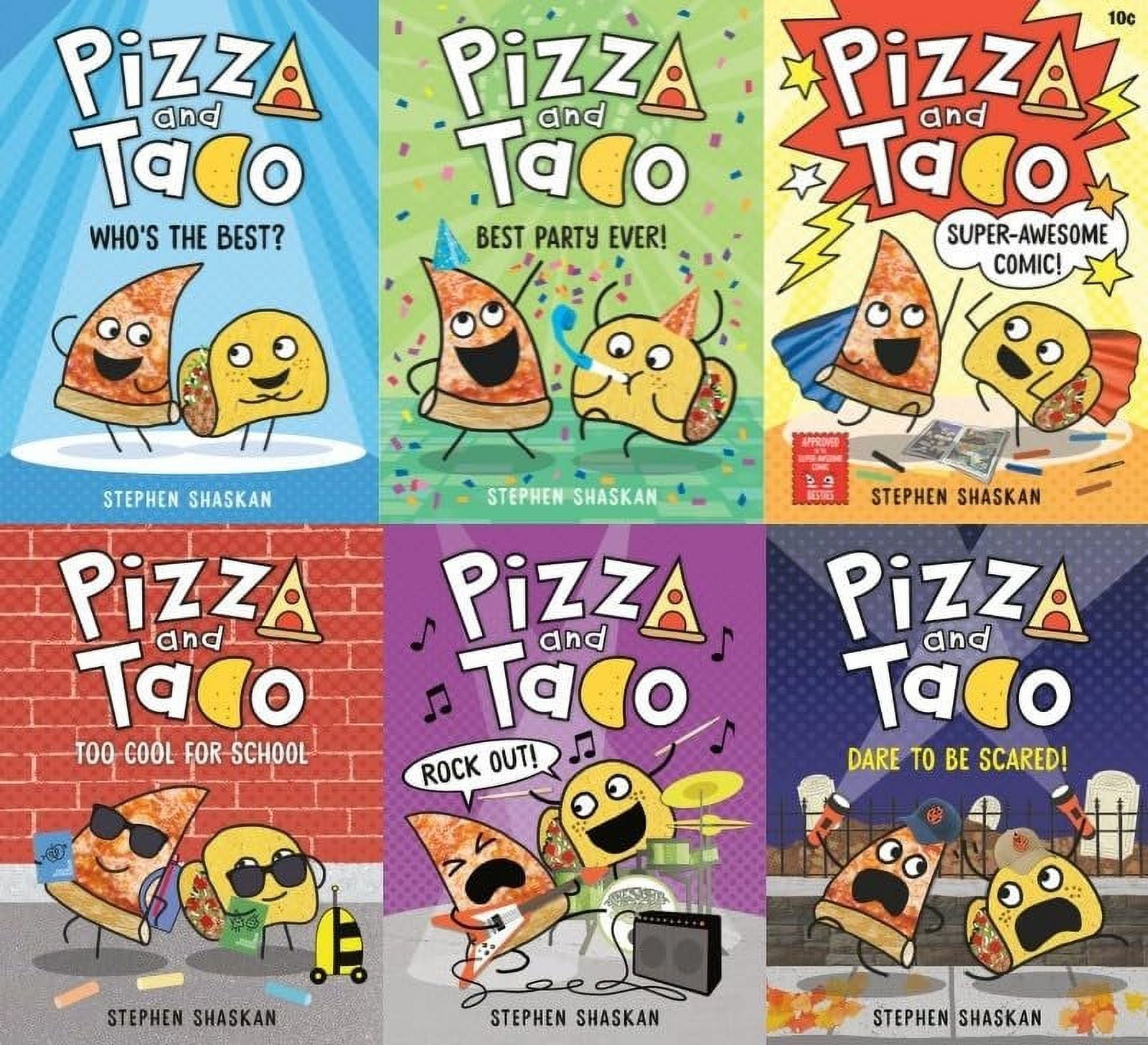 NEW! Pizza and Taco Series 6 Books Set Book #1 - Book #6 - Walmart.com