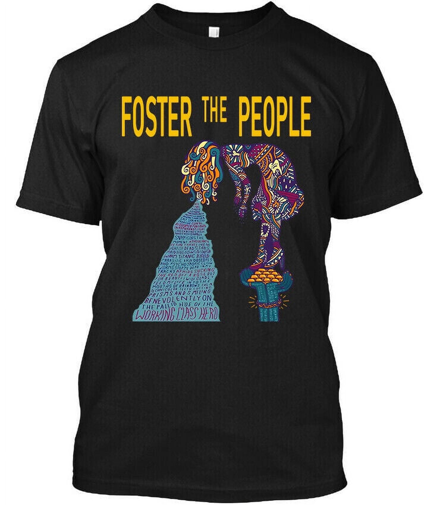 NEW! Popular Foster The People American Music Graphic Retro Logo T ...