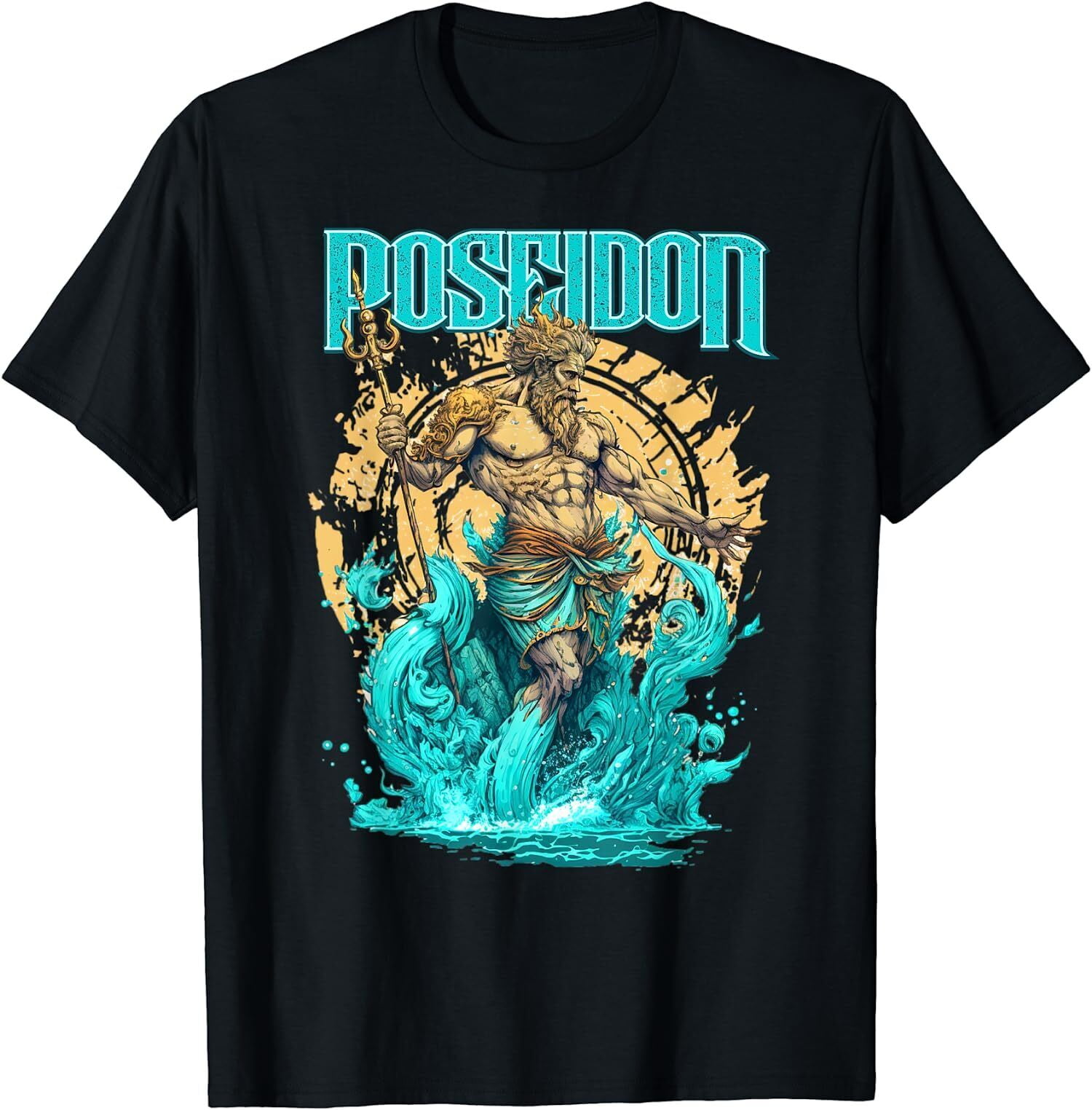NEW Poseidon God Of Sea Ancient Greek Mythology Greece Myth Item T ...