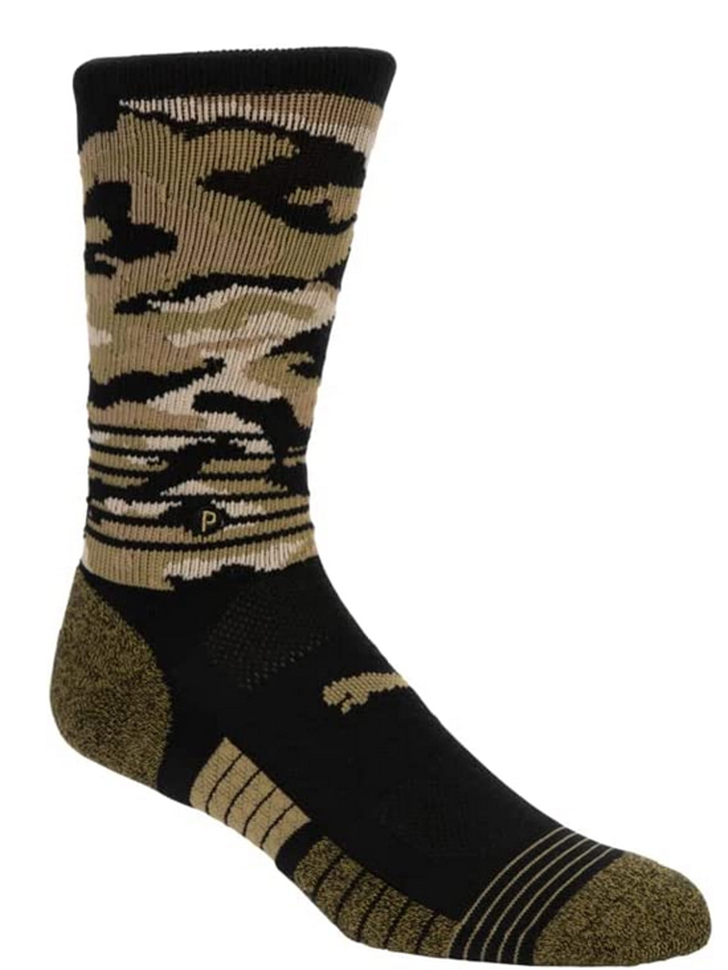 NEW Puma Tech Crew Puma Black/Green Moss Mens Large (9-13) Golf Socks ...
