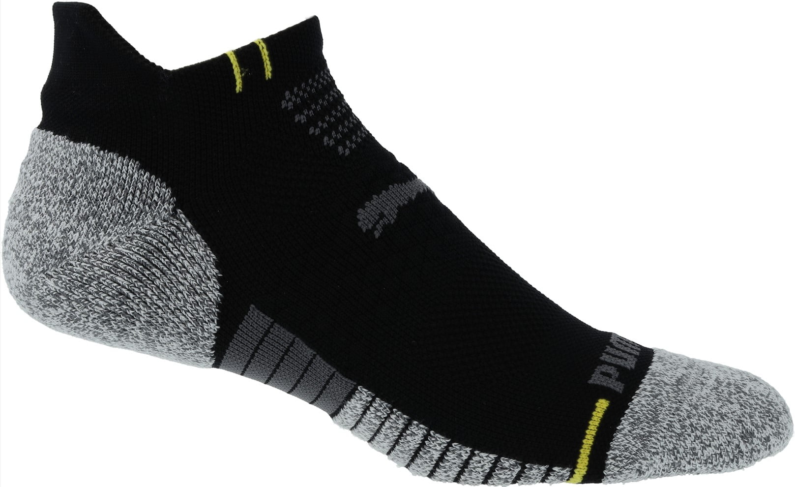 NEW Puma Tech Single Tab Puma Black/Maize Mens Large (9-13) Golf Socks ...
