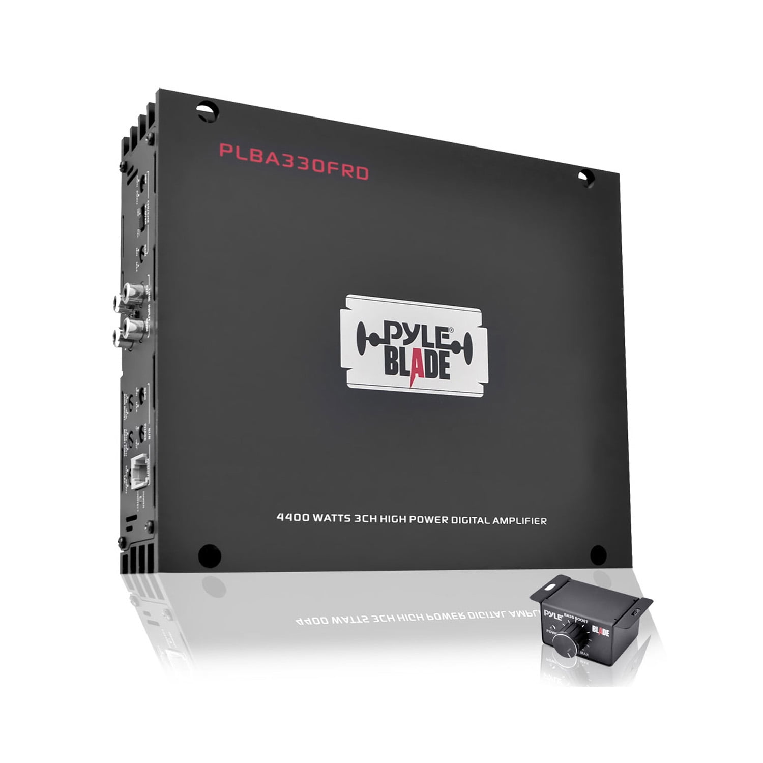 NEW Pyle BLADE 4400W 3 Channel Compact Class-D Full Range Hybrid Car ...