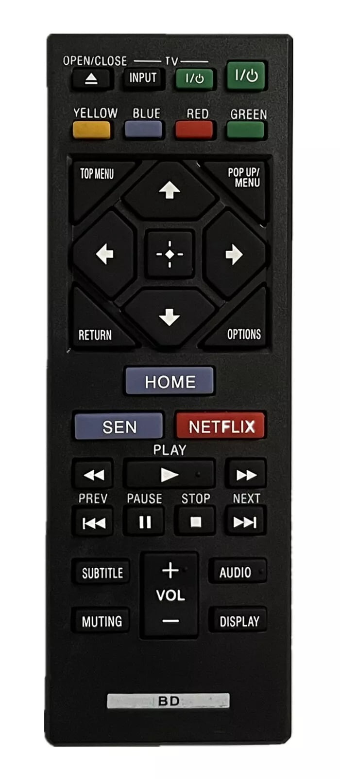 NEW Remote RMT-B126A sub RMT-VB100U For Sony Blu-Ray Player BDP-BX320 ...
