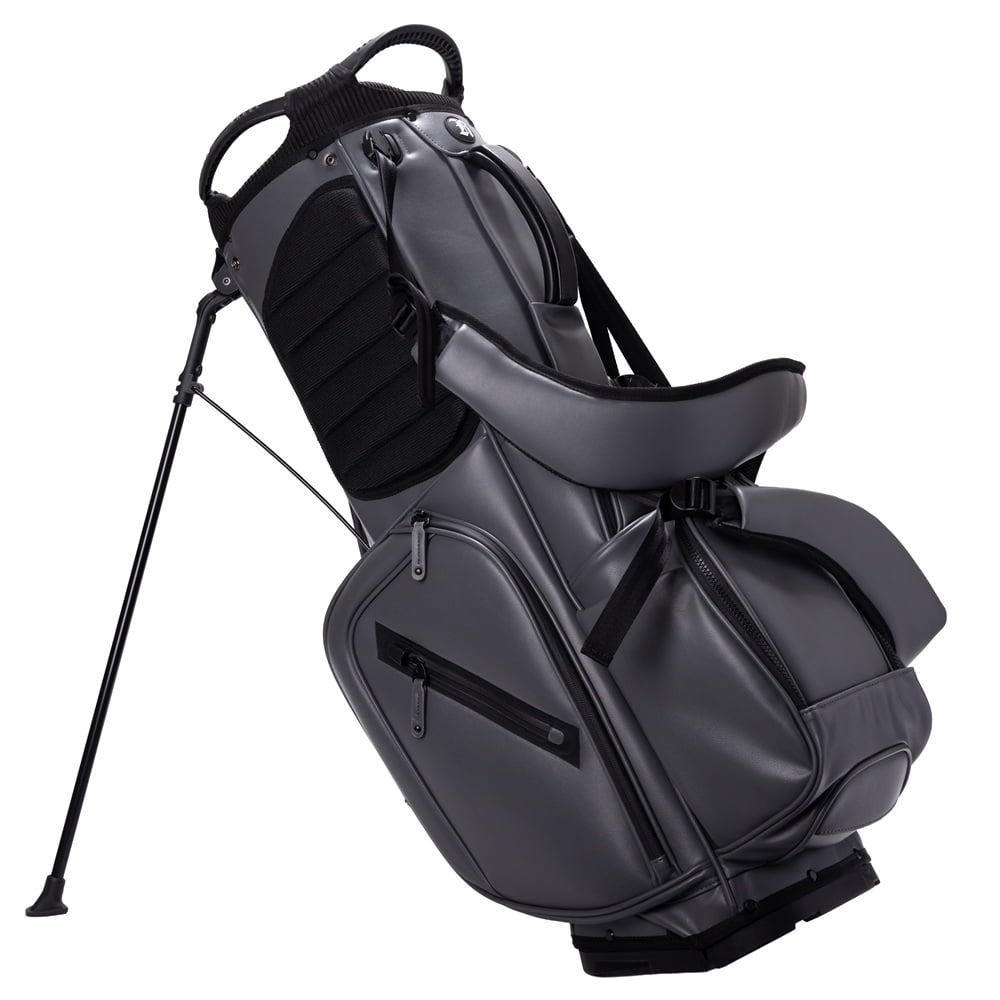 NEW Revelation Golf 2026 VP Stand Bag PU Leather 14-Way Top - Grey ...