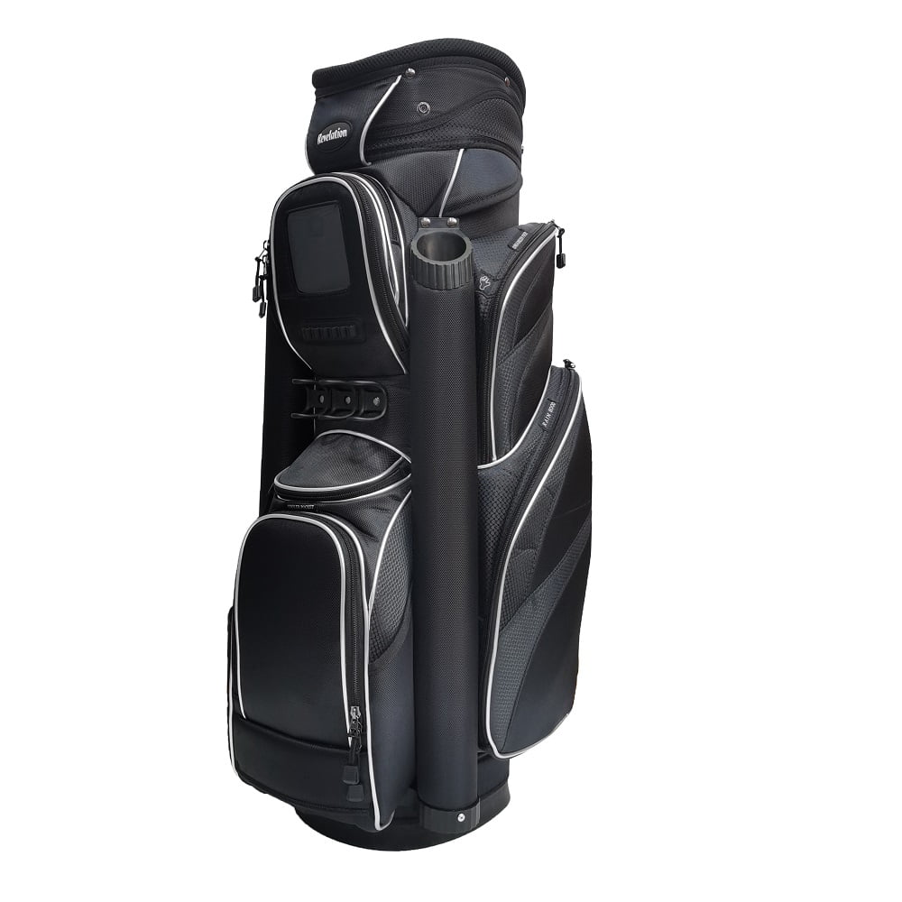 NEW Revelation Golf Commander Deluxe Cart Bag 14-way Top - Black ...