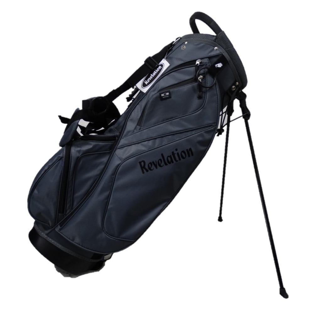NEW Revelation Golf 'Major' Stand / Carry Bag 14-Way Top - Dark Grey ...