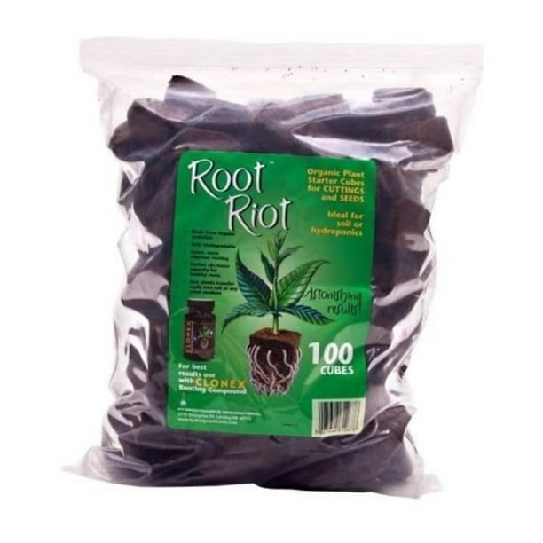 NEW Root Riot Organic Plant Starter CubesPre-Moistened w 100 Cubes - Walmart Business Supplies