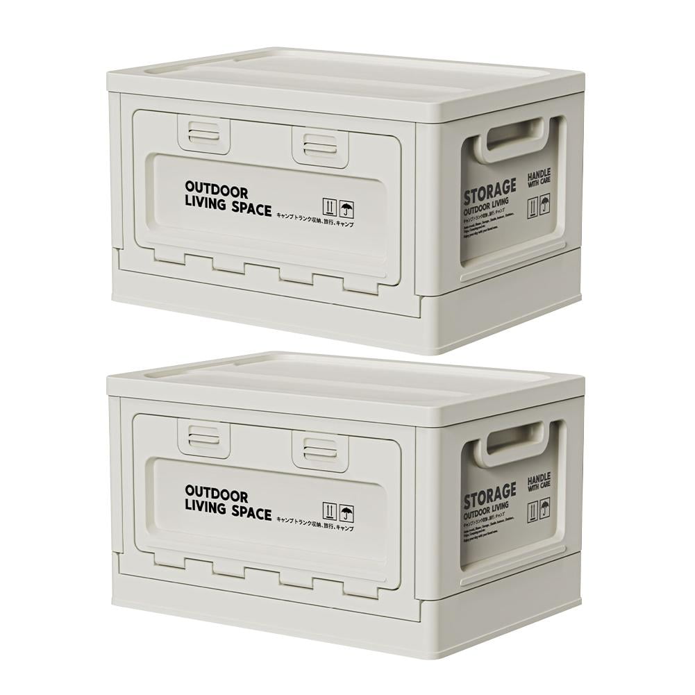 NEW_Rtyweth Outdoor Storage Box Camping Folding Box Camping Organizer ...