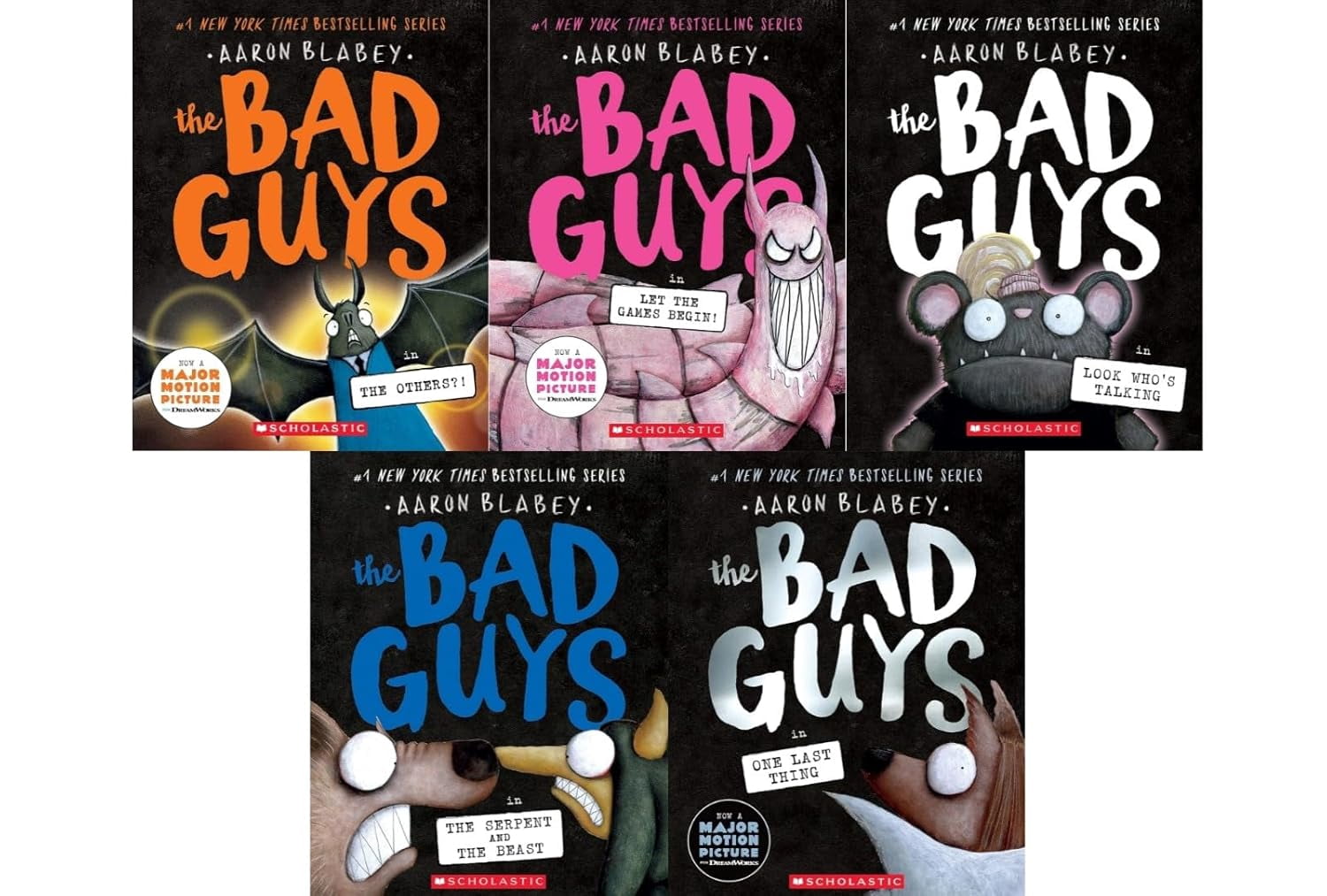 Aaron Blabey Bad Guys Series 5 Books – Collection Set (16–20) - Walmart.com