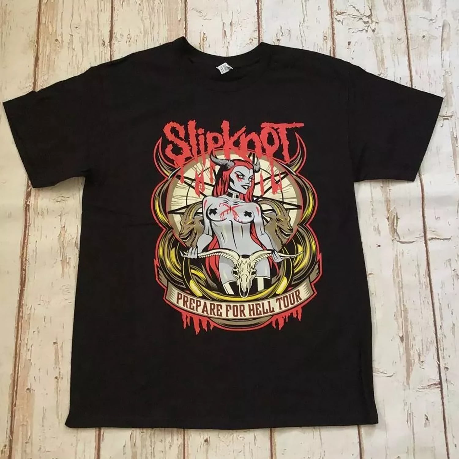 NEW- SLIPKNOT- Prepare for Hell Tour - BAND T-SHIRT - Walmart.com