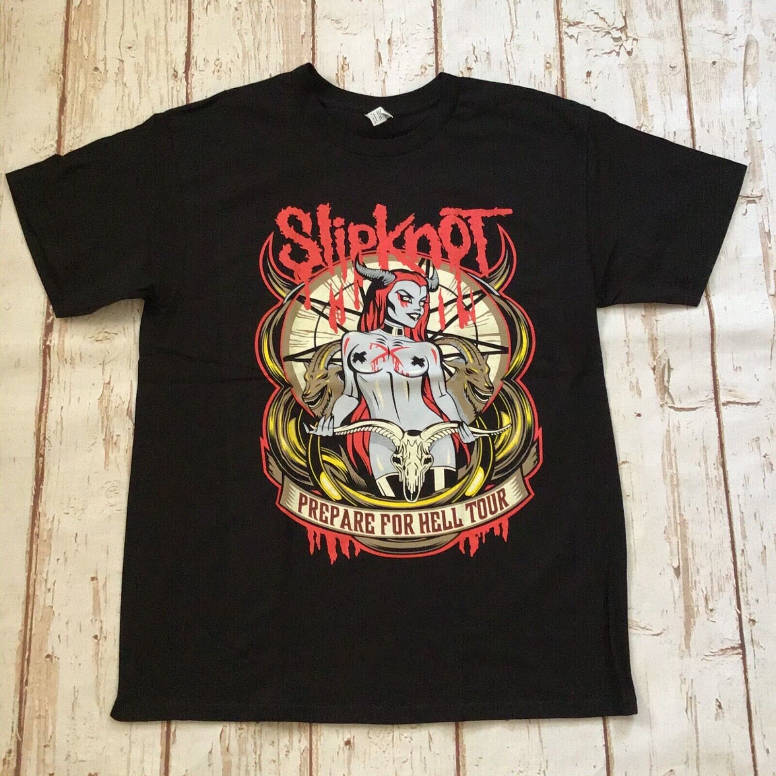 NEW- SLIPKNOT- Prepare for Hell Tour - BAND T-SHIRT - Walmart.com