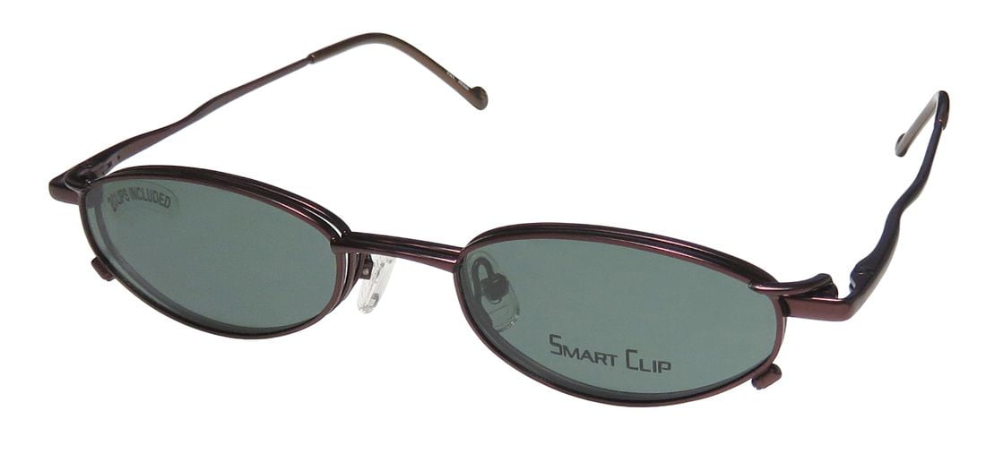 NEW SMARTCLIP 402 MENS/WOMENS DESIGNER FULL-RIM DARK PLUM ORIGINAL ...