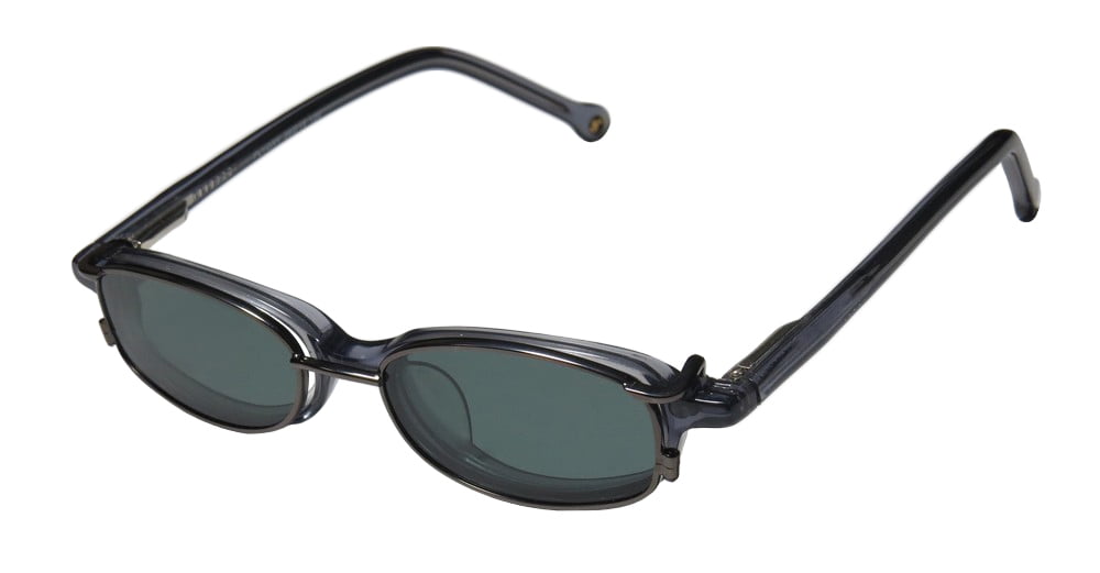 NEW SMARTCLIP 952 MENS/WOMENS DESIGNER FULL-RIM BLUISH GRAY WITH ...