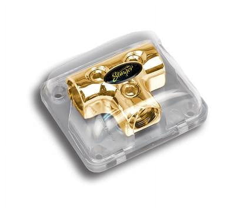 Stinger SPD512 PRO Series 0/1 Gauge Power Distribution T-Block – 3-Way ...