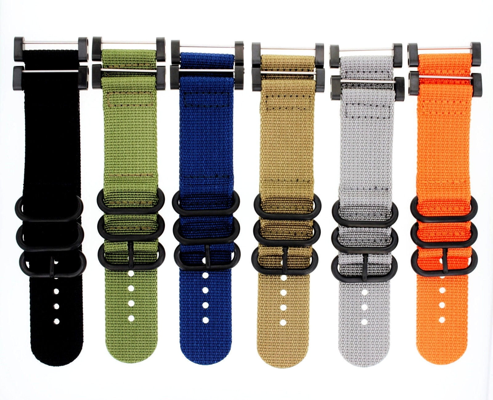 NEW SUUNTO CORE WATCH NYLON DIVER WATCH BAND LUGS ADAPTER SET BLACK 3 ...