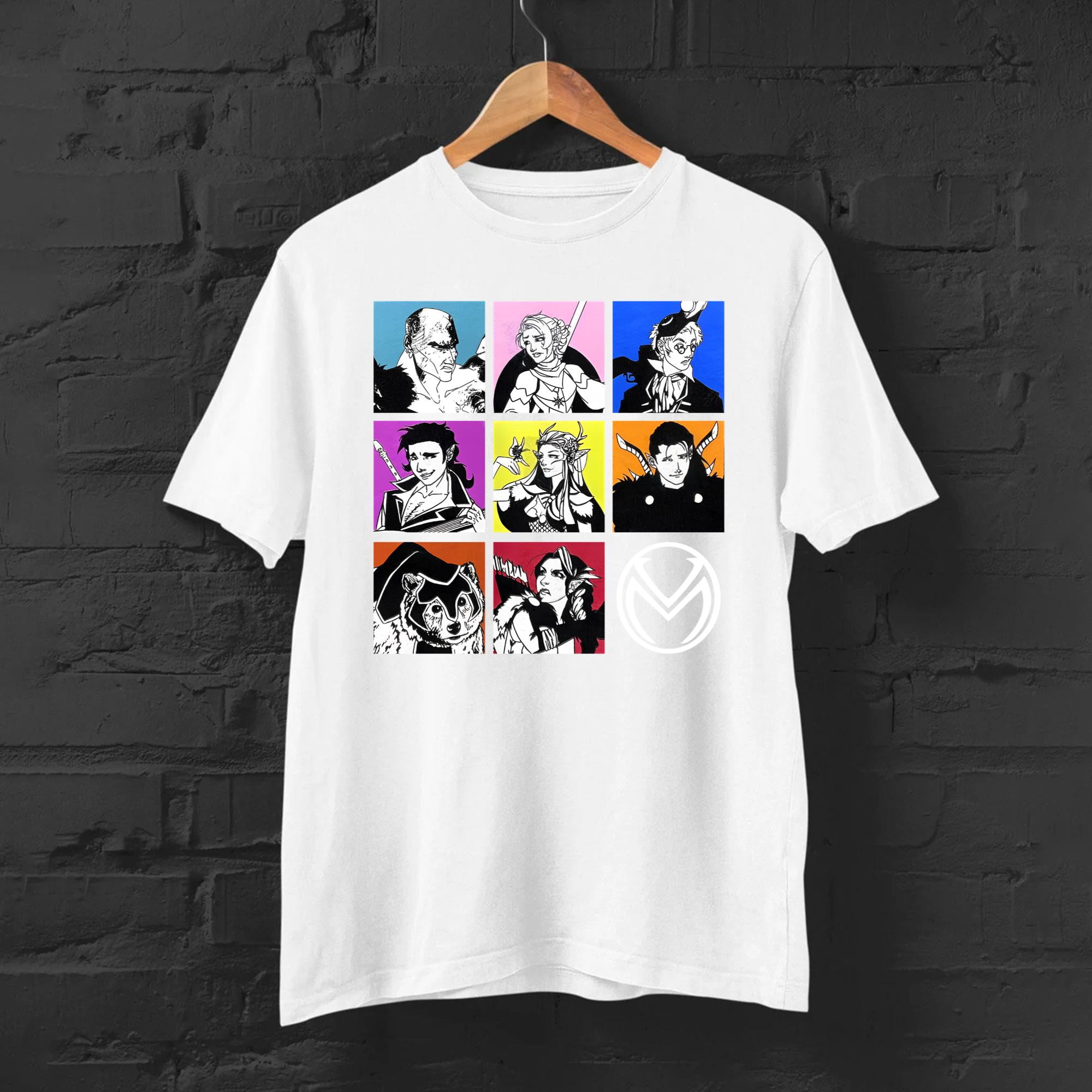 NEW Sam Riegel Critical Role Vox Machina Character Grid T-Shirt-TH37963 ...