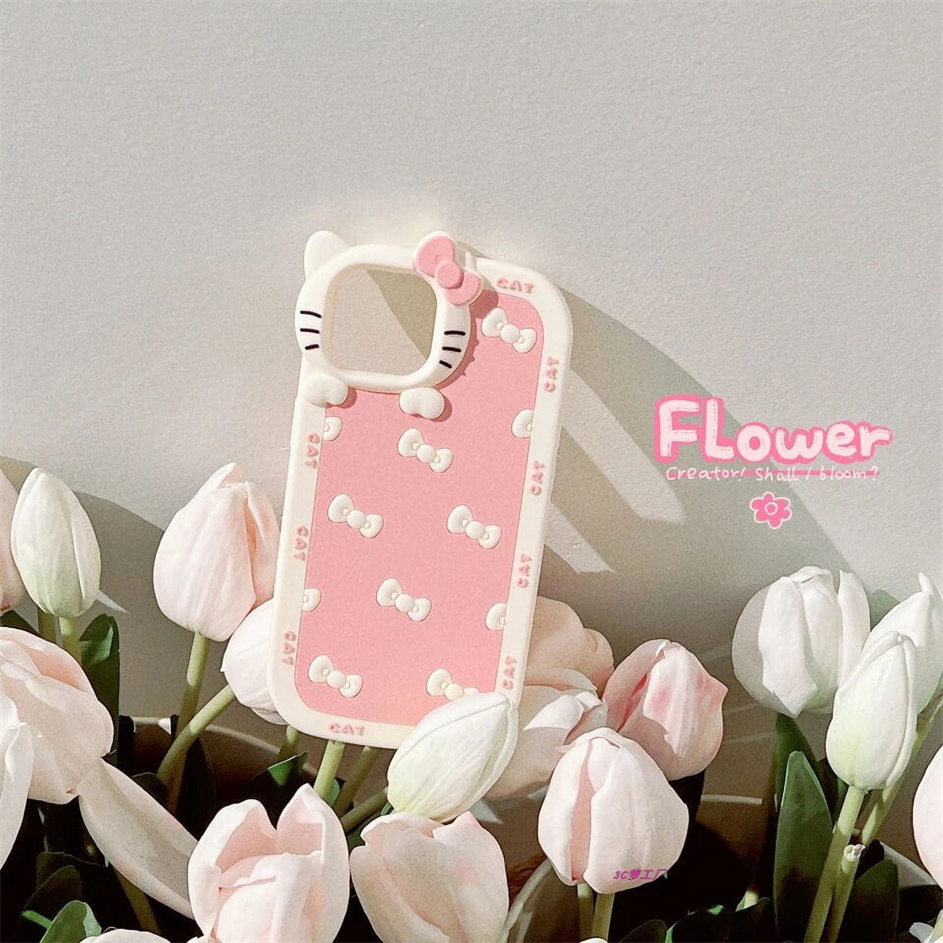 NEW Sanrio Hello Kitty Edge Cat face Phone Cases For Iphone 15 14 13 12 ...