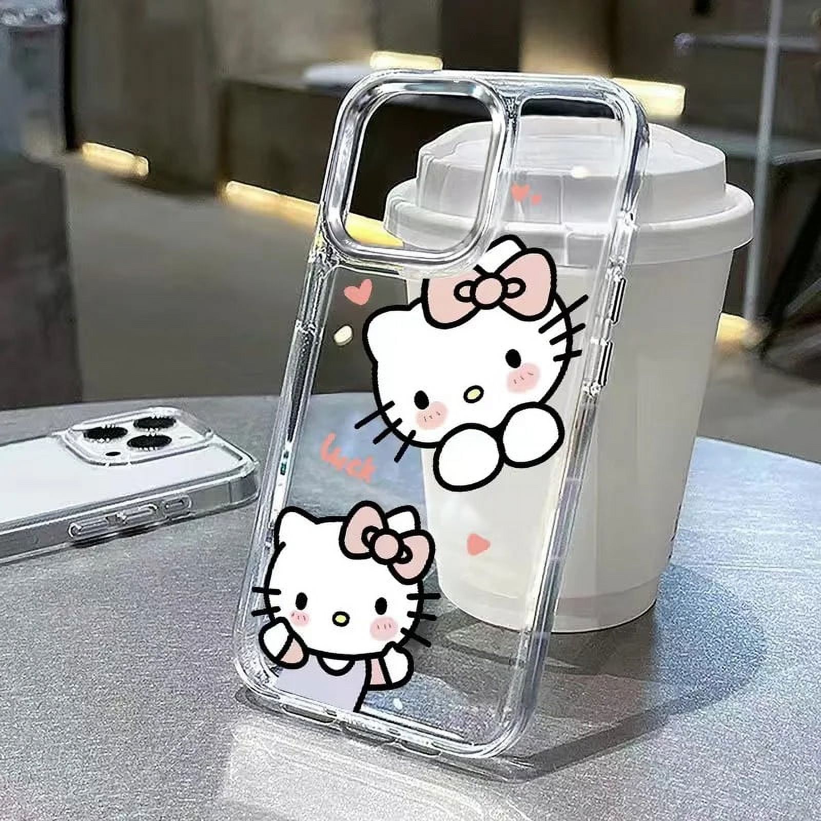 NEW Sanrio Hello Kitty Ins Lovely Phone Case For iPhone 15 14 13 Pro Max 11 12 Pro 7 8 Plus XR ...