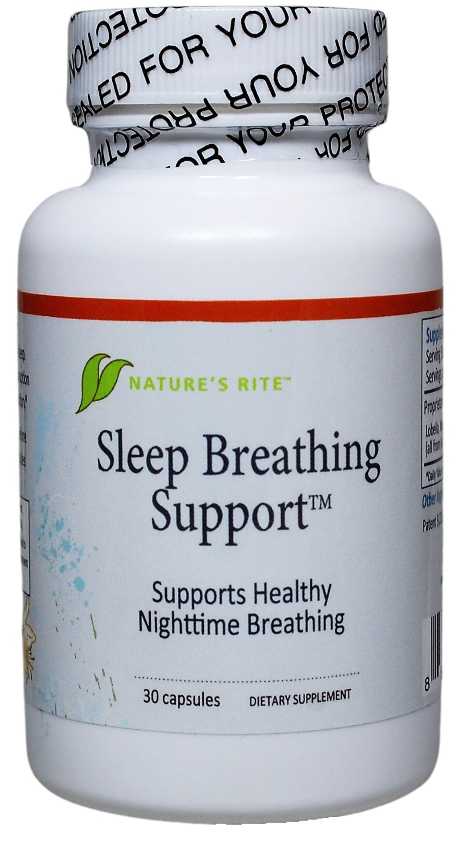 Nature's Rite Sleep Apnea Relief Capsules, 30 Count, No CPAP Needed ...